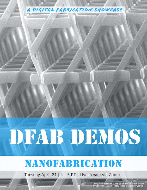 DFab Demo: Nanofabrication - DFab
